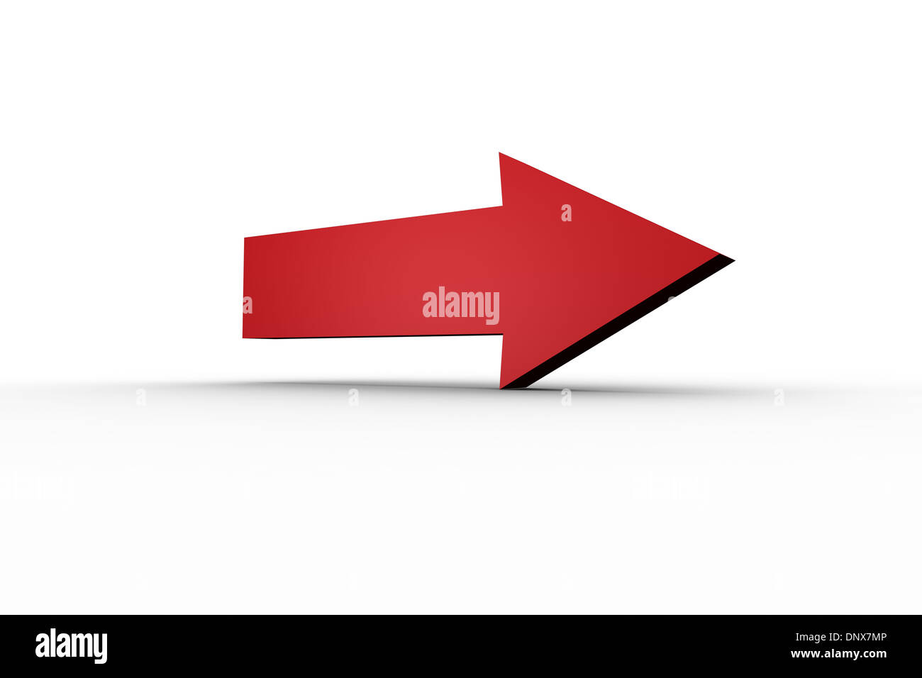 Showing the arrow Cut Out Stock Images & Pictures - Alamy