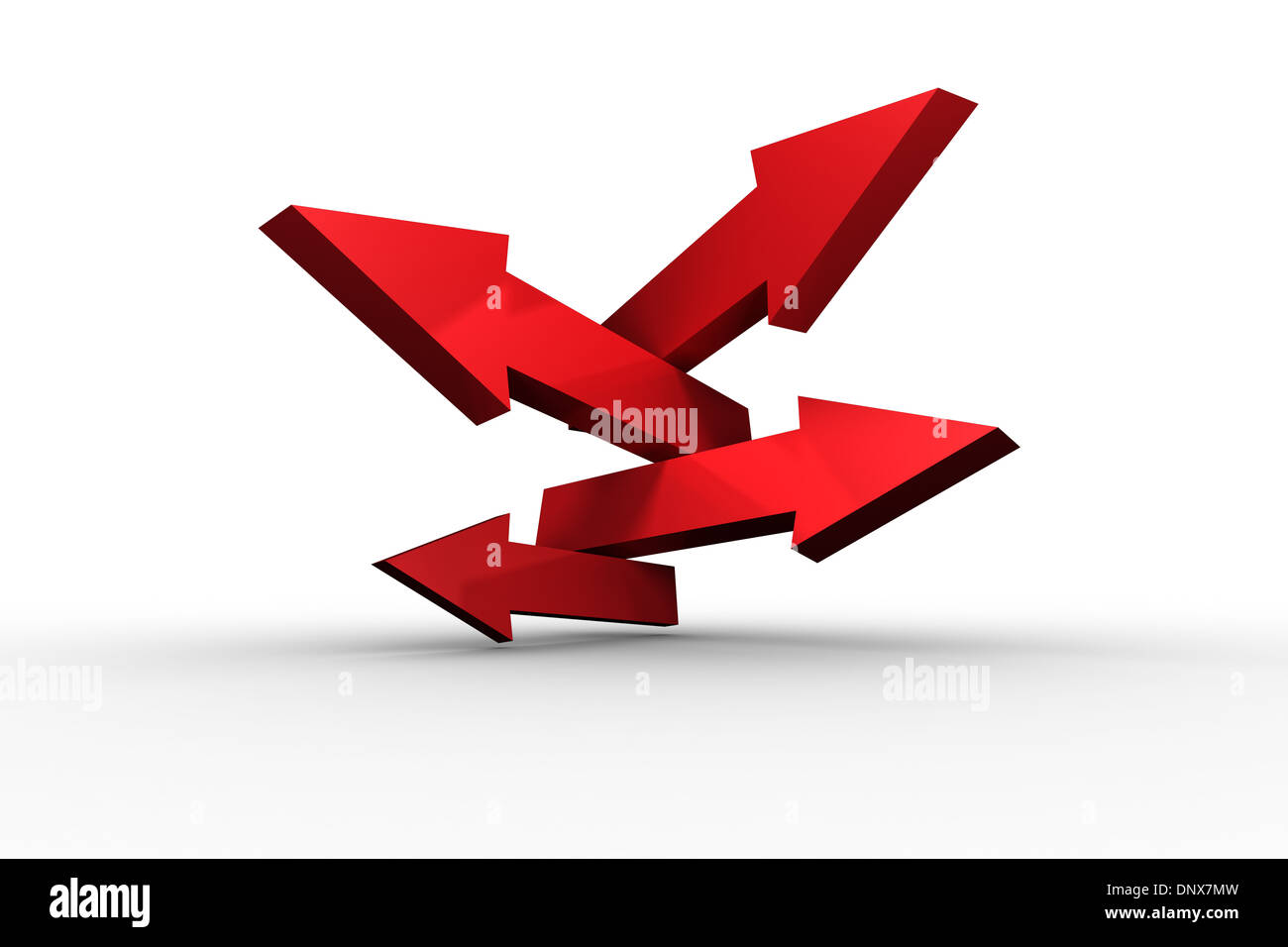 Red arrows Cut Out Stock Images & Pictures - Alamy