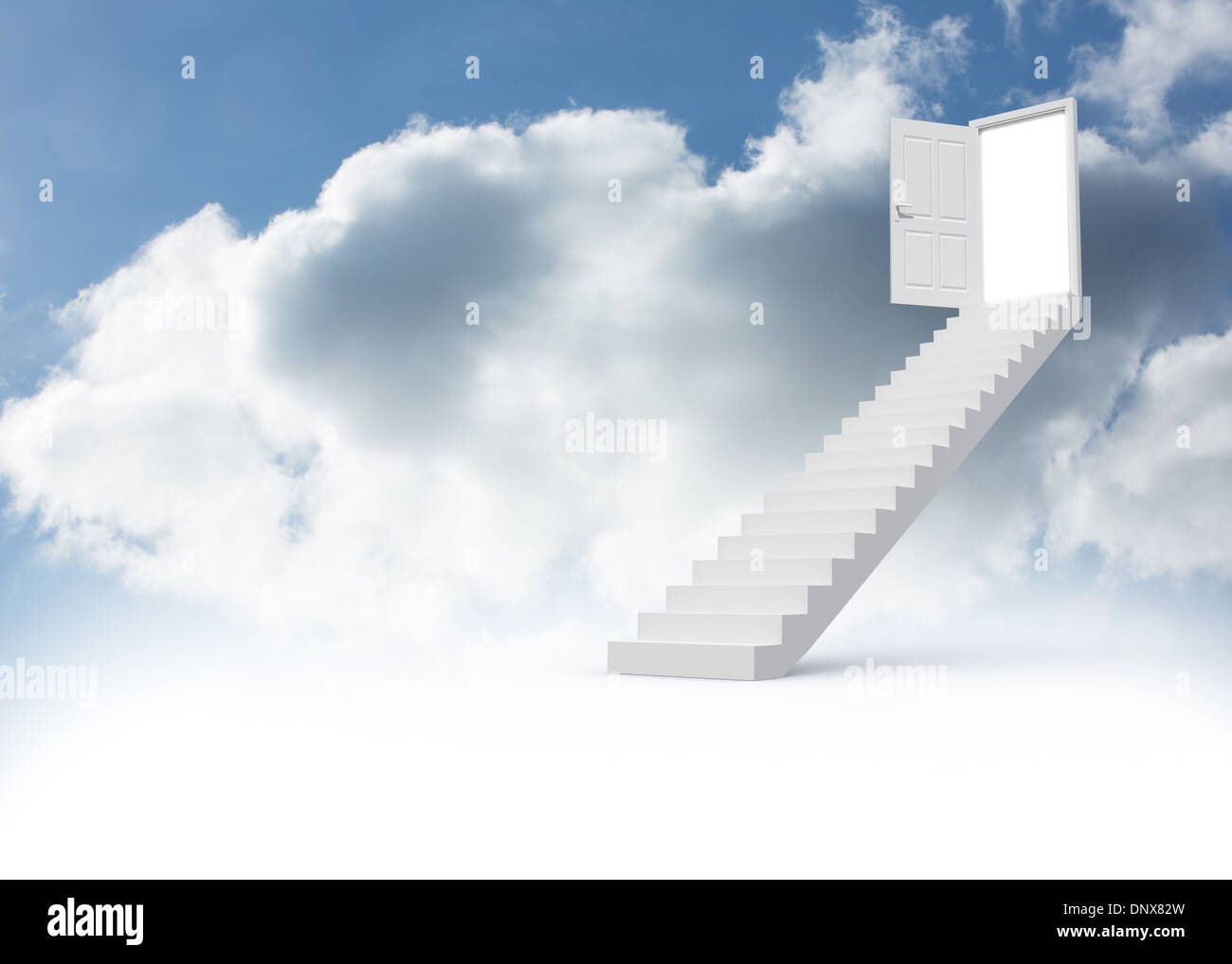 Steps to open door hi-res stock photography and images - Alamy