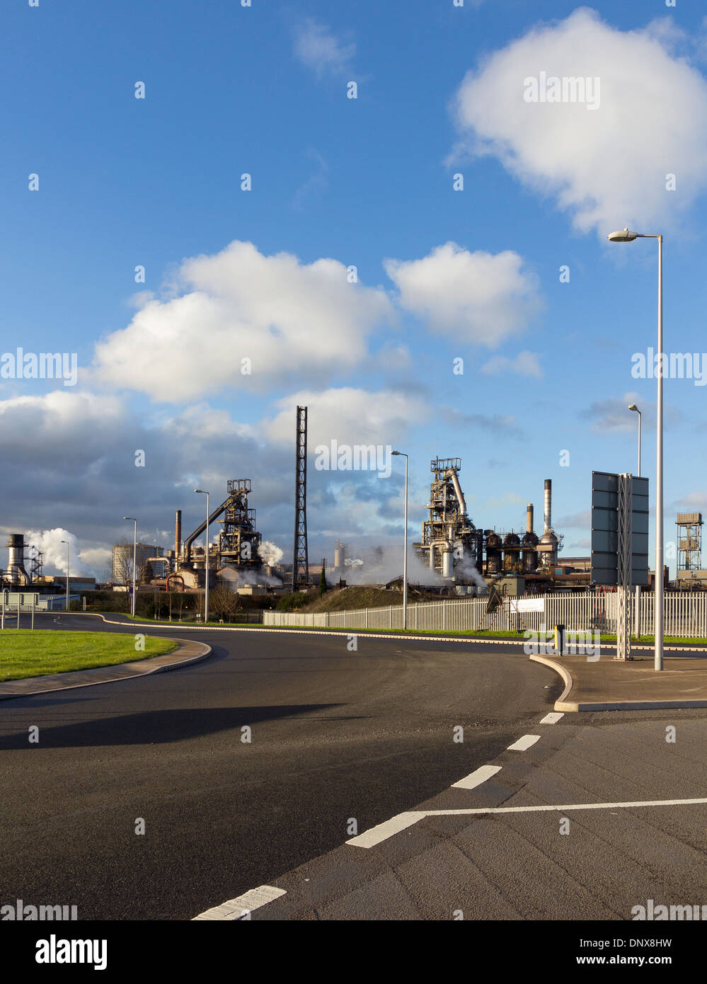 Port Talbot, Wales, UK - 20 November 2013: Port Talbot steelworks, West ...