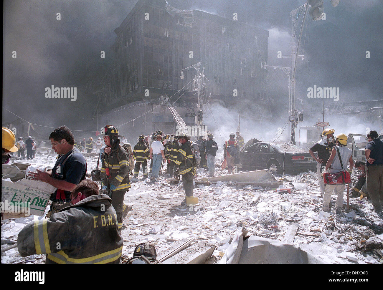 FILE PHOTO - The second tower was attacked about forty five minutes ...