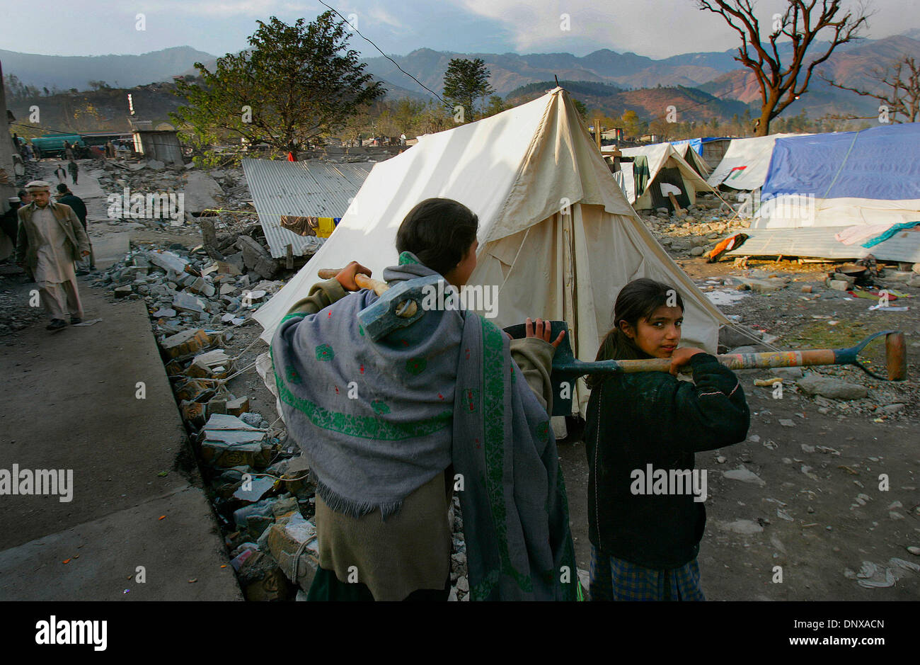 Dec 03, 2005; Balakot, PAKISTAN; Aftermath of Pakistan Earthquake on ...