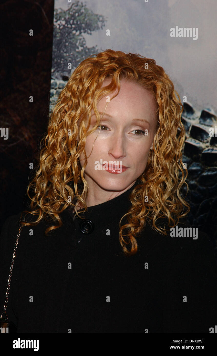 Dec 05, 2005; New York, NY, USA; ANGELA CHRISTIAN arriving at the World ...