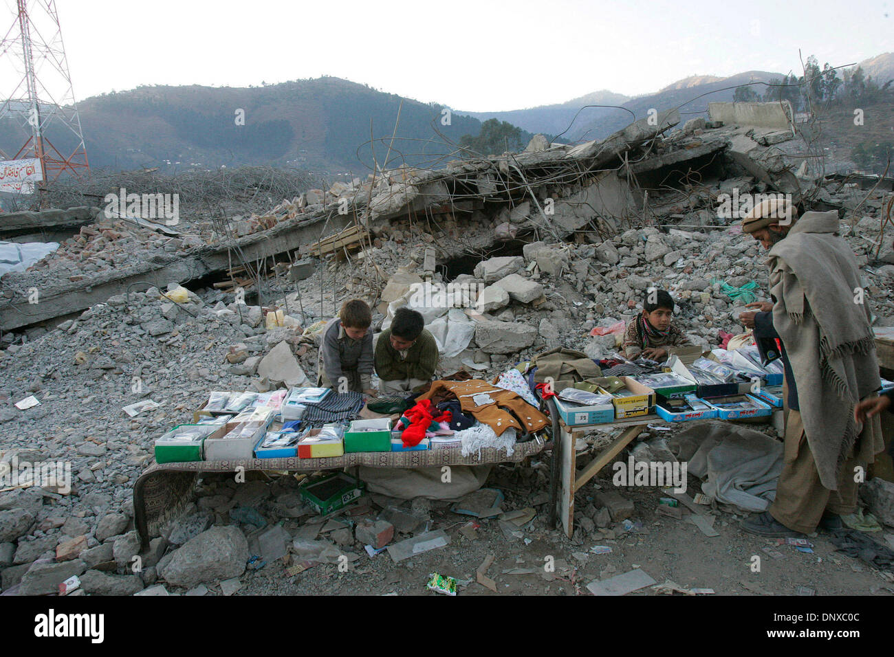 Dec 05, 2005; Balakot, PAKISTAN; Aftermath of Pakistan Earthquake on ...