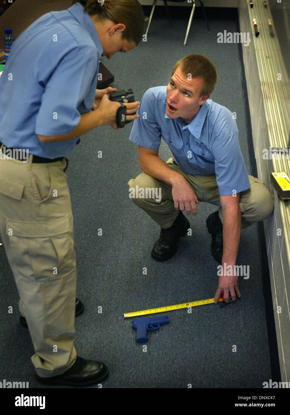 Fake crime scene hi-res stock photography and images - Alamy