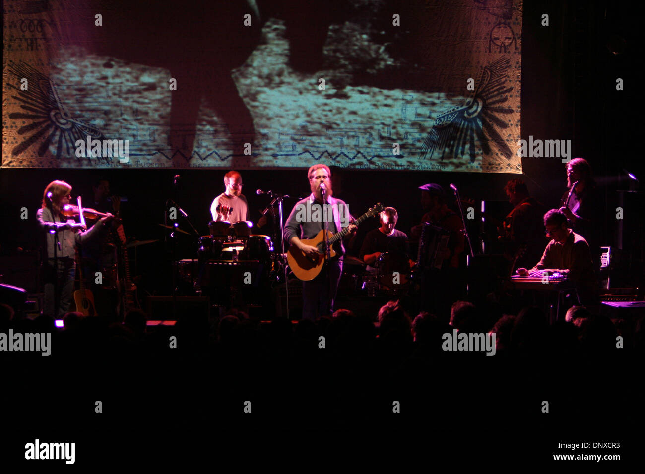 Dec 06, 2005; New York, NY, USA; Iron and Wine with lead singer SAM ...