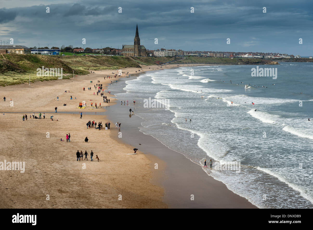Longsands beach tynemouth hi-res stock photography and images - Alamy