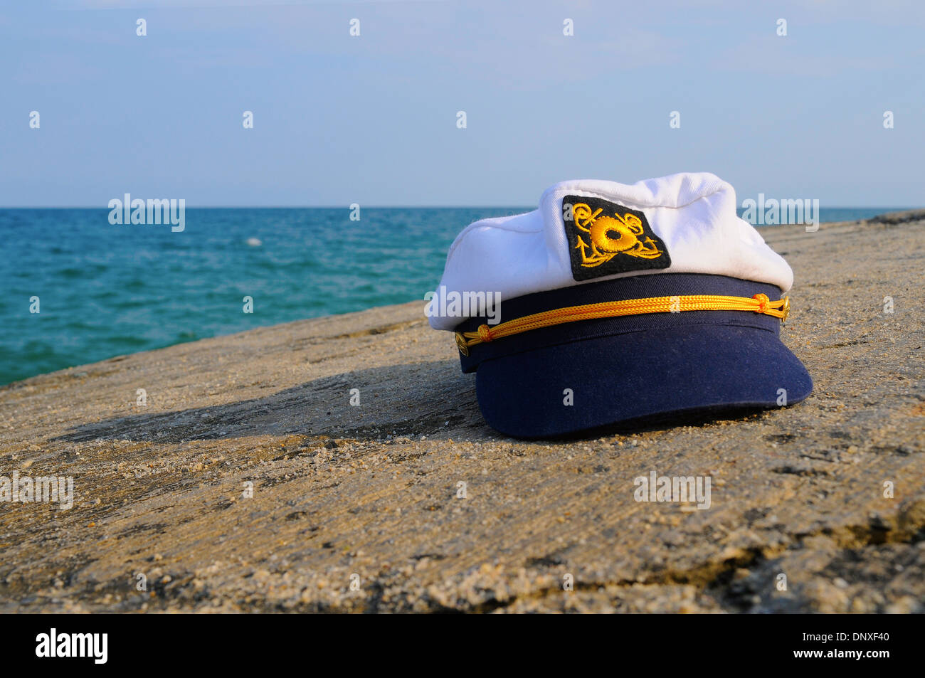 Ship captain hat hi-res stock photography and images - Alamy