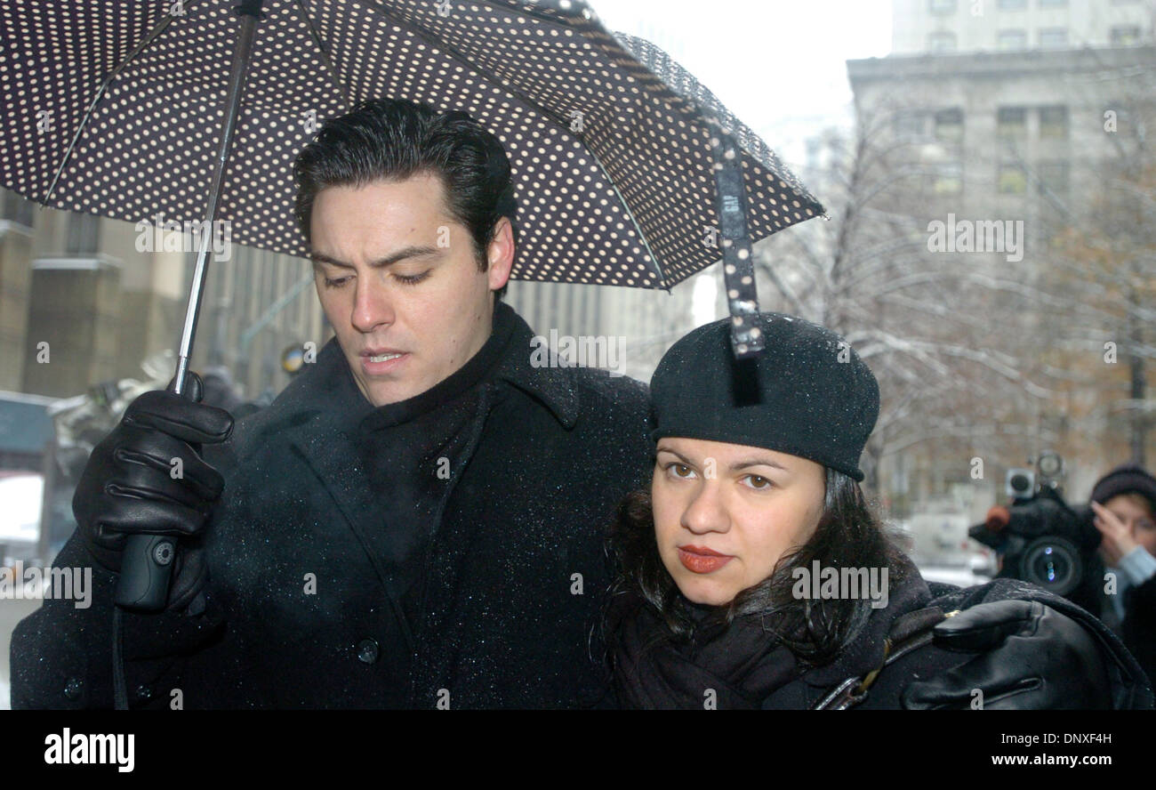 Dec 09, 2005; Manhattan, New York, USA; BRYAN CONROY and his wife ...