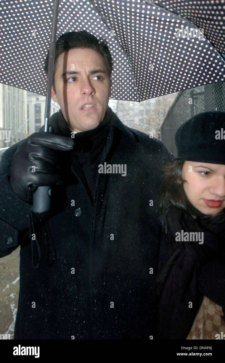 Dec 09, 2005; Manhattan, New York, USA; BRYAN CONROY and his wife ...