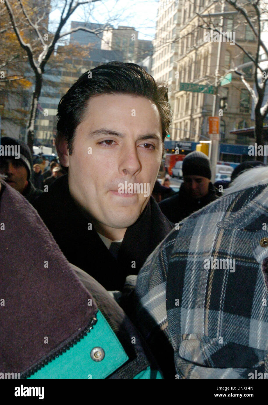 Dec 09, 2005; Manhattan, New York, USA; BRYAN CONROY exits Manhattan ...