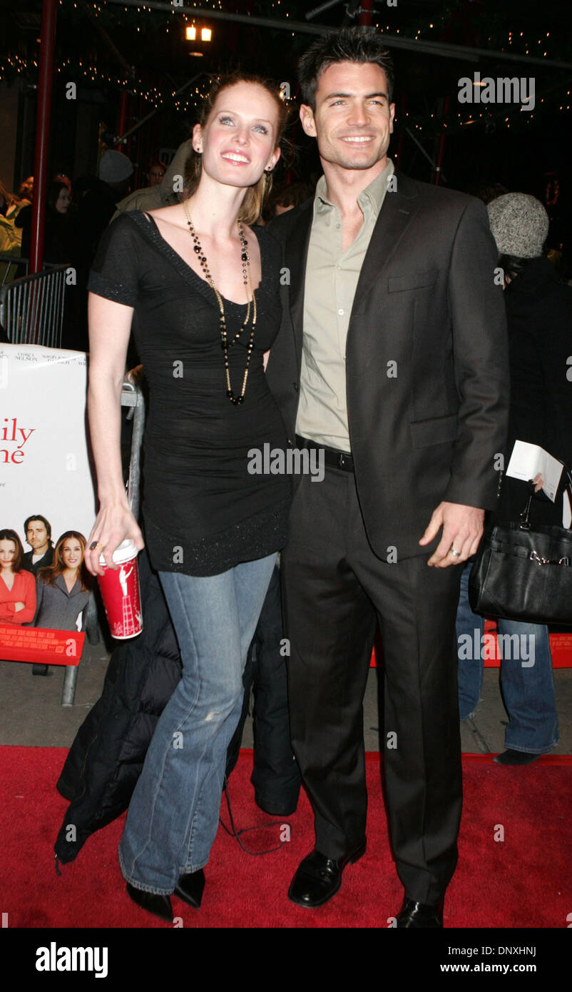 Dec 14, 2005; New York, NY, USA; Actress REBECCA MADER & actor AIDEN ...
