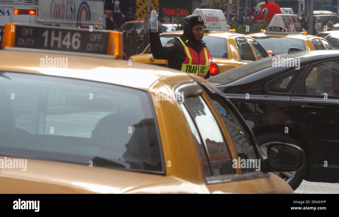 Dec 15, 2005; New York, NY, USA; Traffic is jammed in Times Square as ...