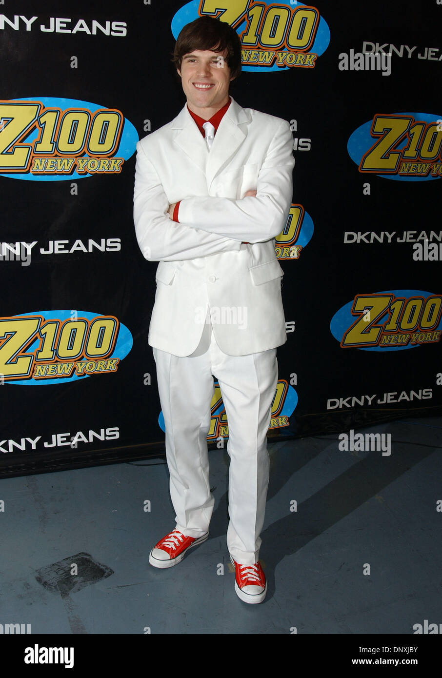 Dec 16, 2005; New York, NY, USA; ERIC DILL of THE CLICK FIVE in the ...