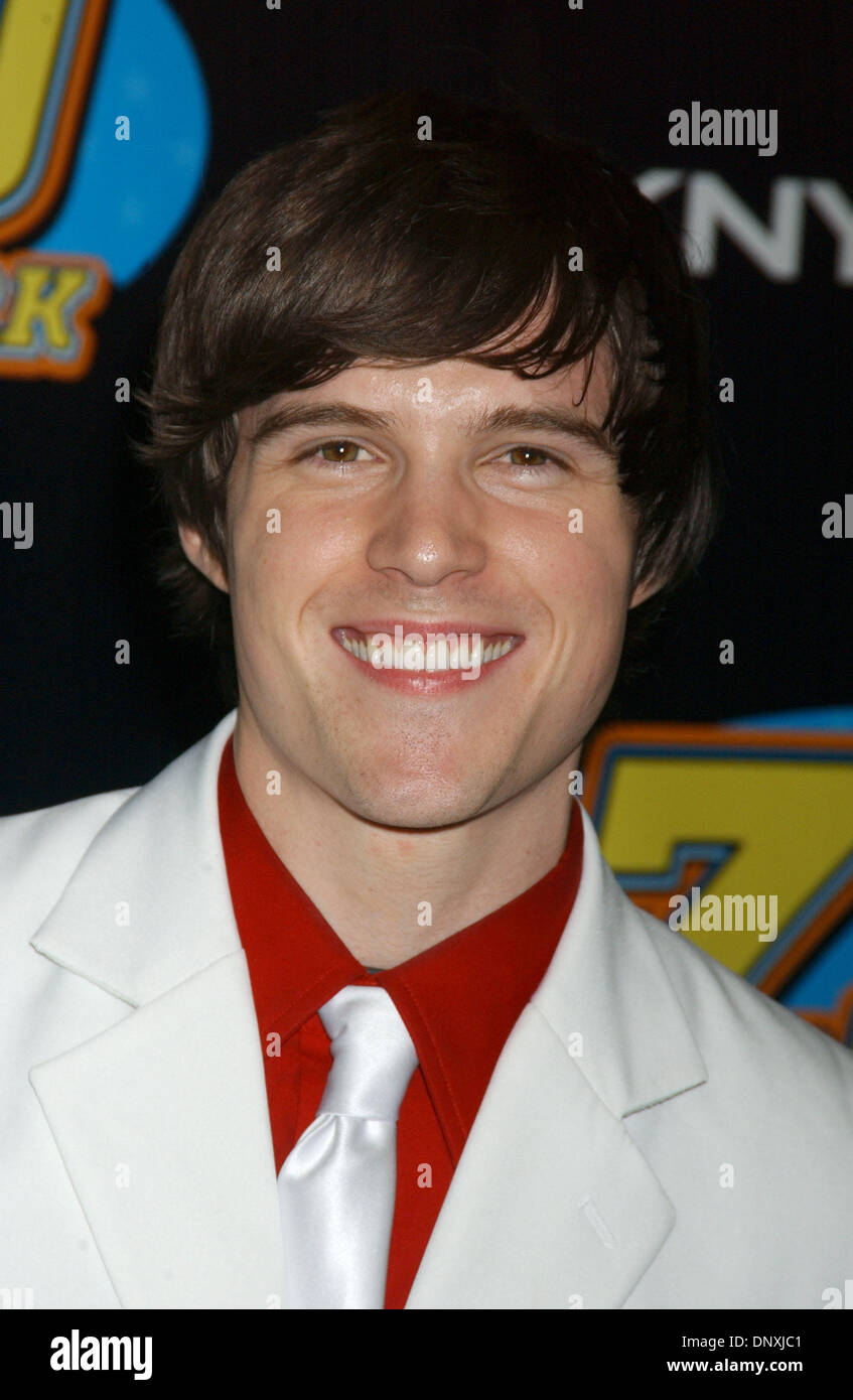 Dec 16, 2005; New York, NY, USA; ERIC DILL of THE CLICK FIVE in the ...