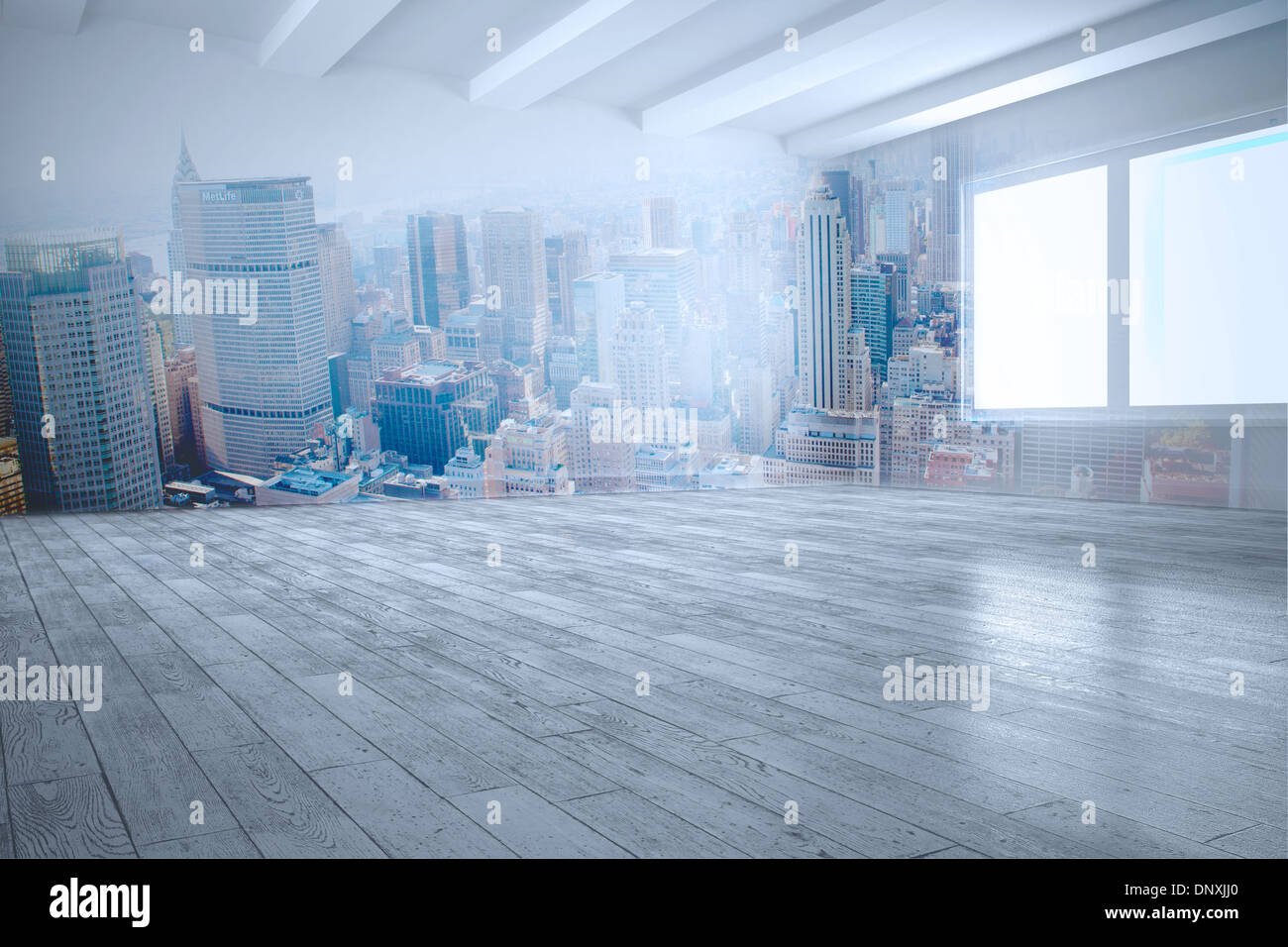 City scene in a room Stock Photo - Alamy