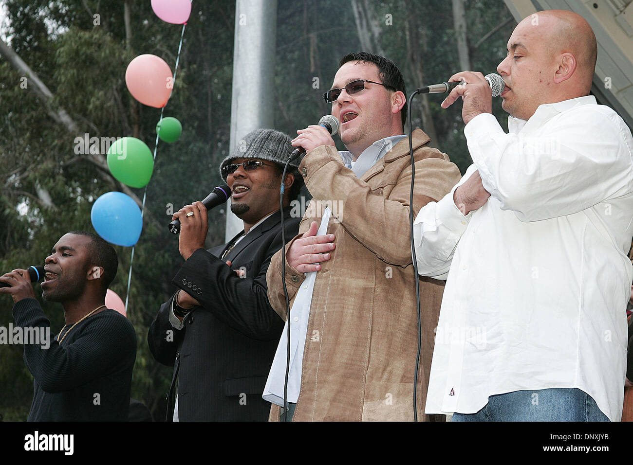 Dec 17, 2005; Los Angeles, CA, USA; ALL-4-ONE performing at the 2005 ...
