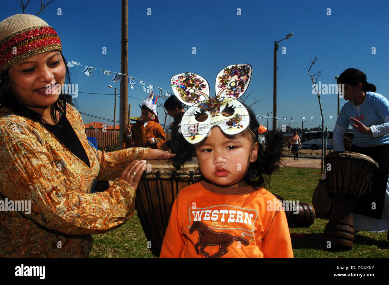 Mar 14, 2006 - Ashkelon, Israel - New Jewish immigrants from the Bnei ...
