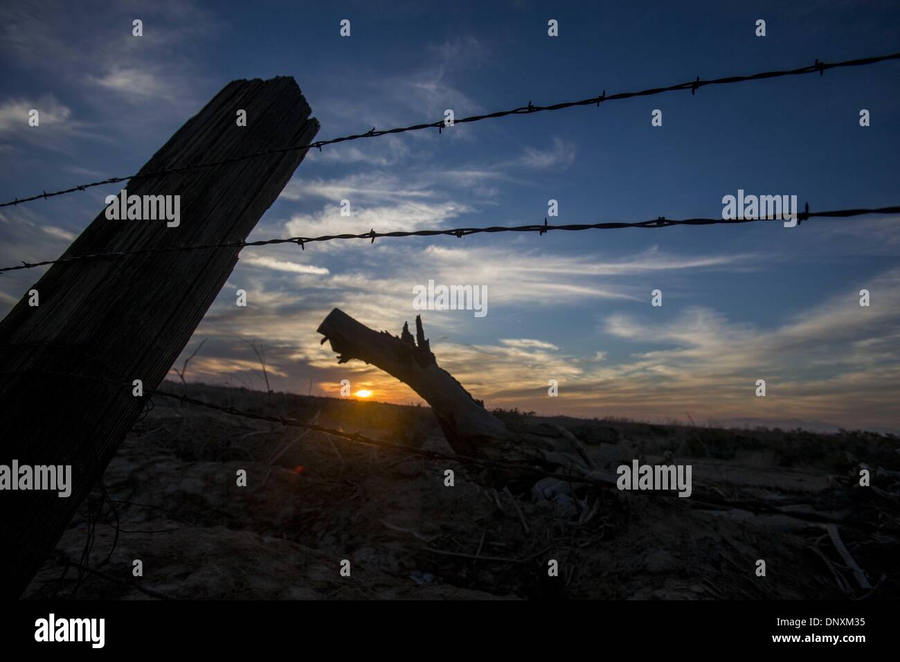 San andreas fault california sunset hi-res stock photography and images ...
