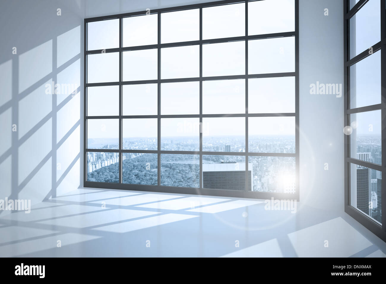 Room with large windows hi-res stock photography and images - Alamy