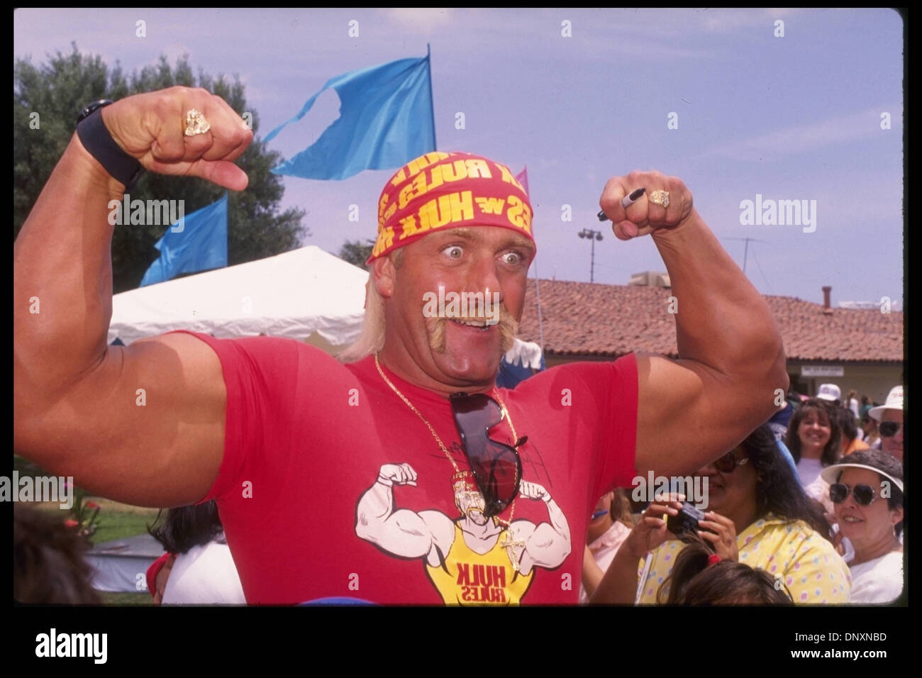 Hollywood, CA, USA; Professional wrestler HULK HOGAN in an undated ...