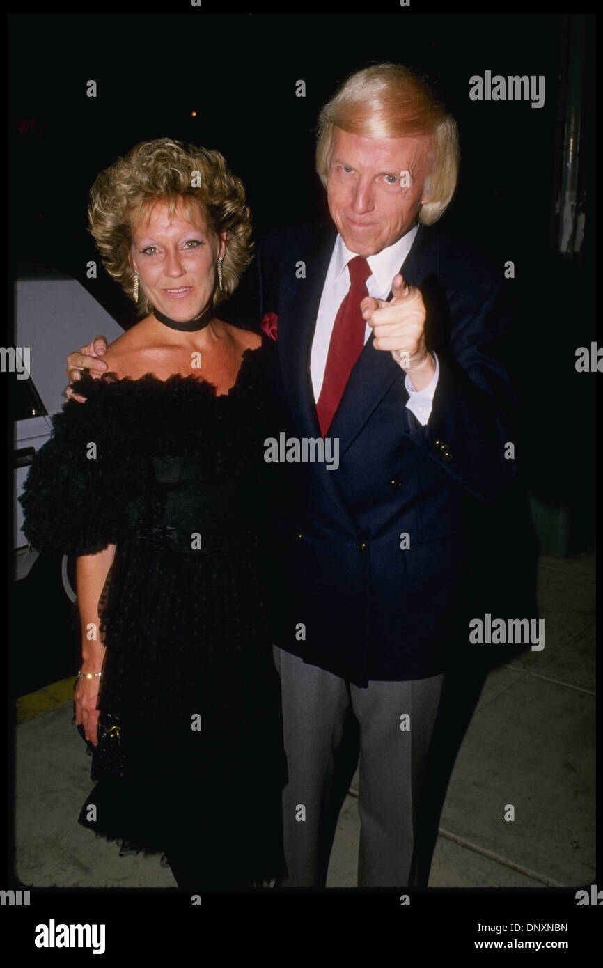 Hollywood, CA, USA; Talk show host WALLY GEORGE and KAREN MICHAELS are ...