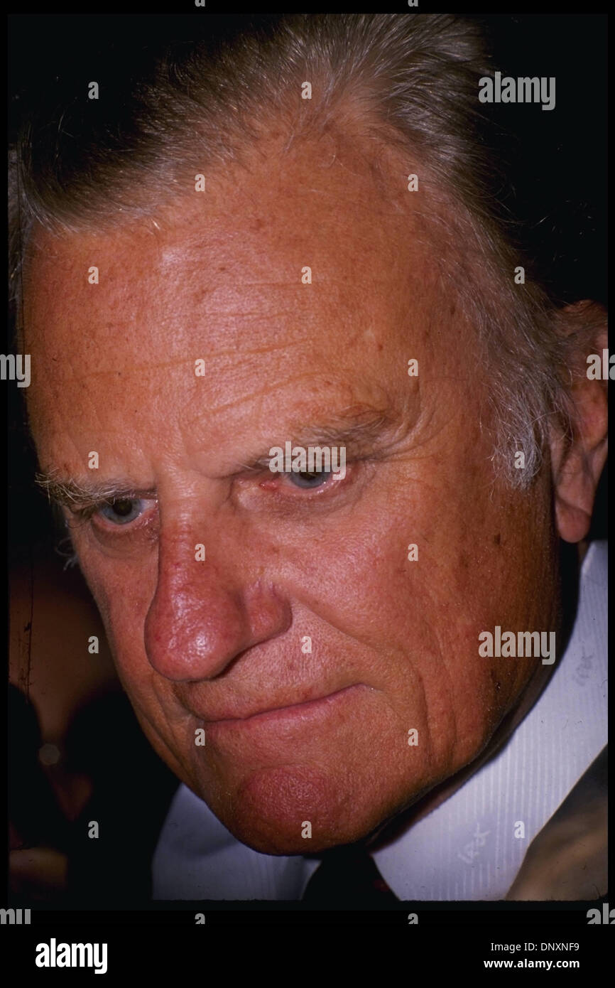 Hollywood, CA, USA; Evangelist BILLY GRAHAM is shown in an undated ...