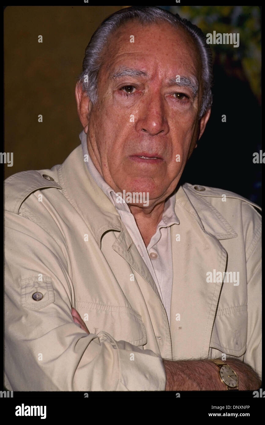 Hollywood, CA, USA; Actor ANTHONY QUINN attends the reading of the play ...