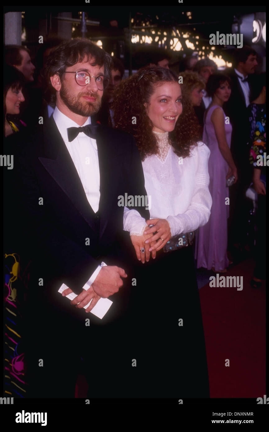 Hollywood, CA, USA; STEVEN SPIELBERG and wife AMY IRVING are shown in ...