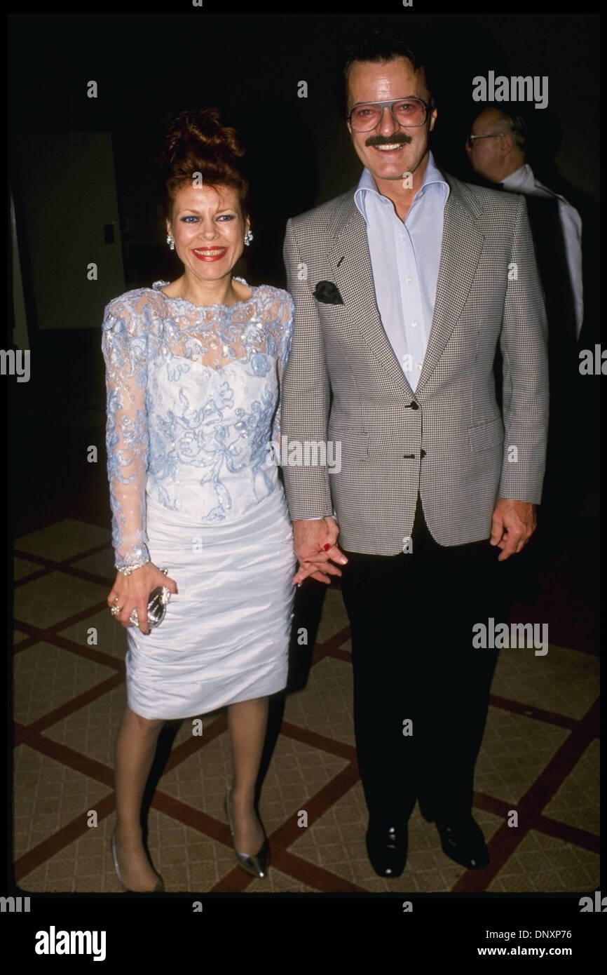 Hollywood, CA, USA; ROBERT GOULET and wife are shown in this undated ...
