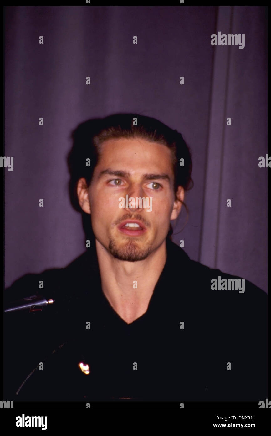 Hollywood, Ca, USA; A young TOM CRUISE looking thin. Mandatory Credit ...