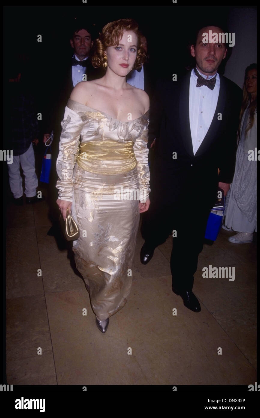 Hollywood, CA, USA; GILLIAN ANDERSON and her husband attend the 52nd ...
