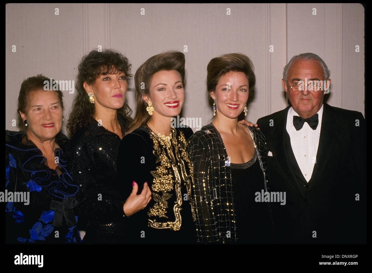 Hollywood, CA, USA; JANE SEYMOUR, her parents JOHN FRANKENBERG and ...