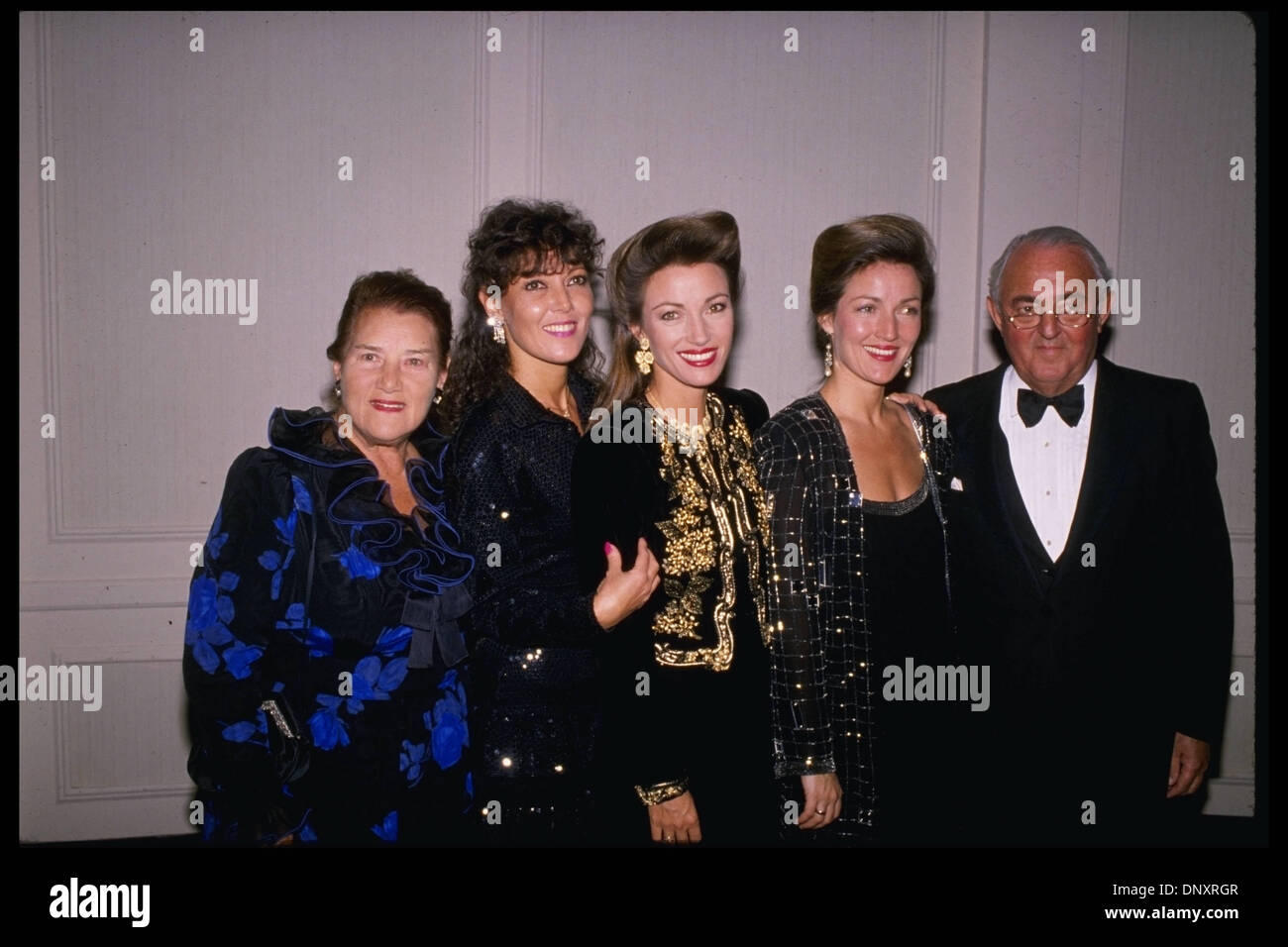 Hollywood, CA, USA; JANE SEYMOUR, her parents JOHN FRANKENBERG and ...