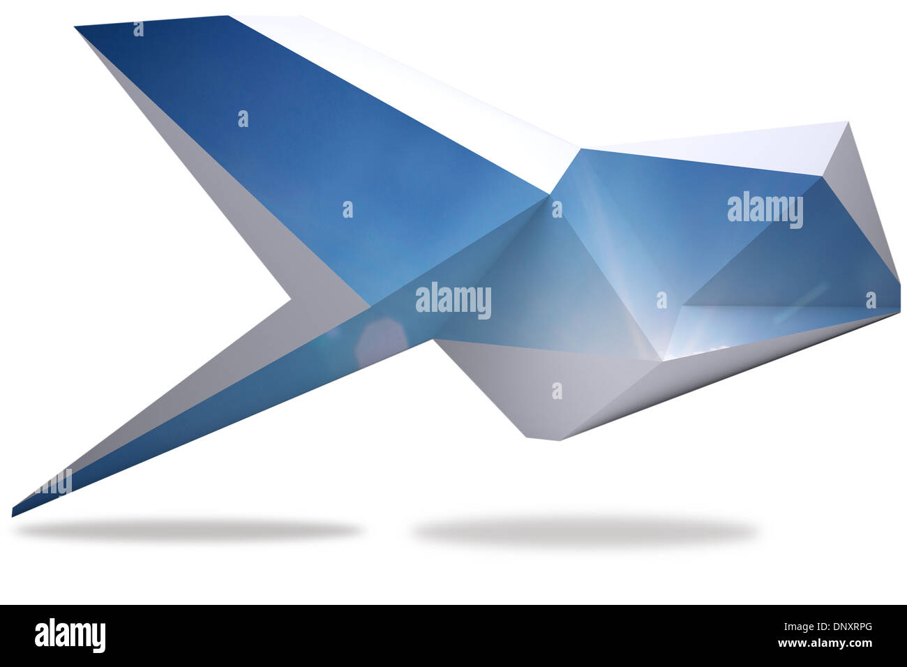 Angular structure showing sky Stock Photo - Alamy