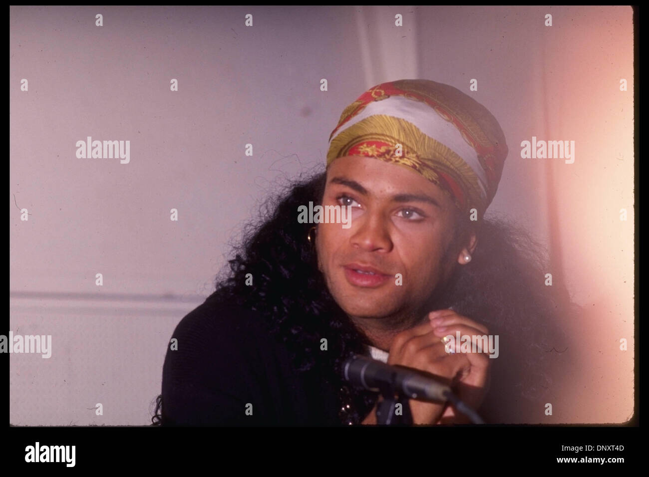 November 20, 1990; Hollywood, CA, USA; ROB PILATUS of Milli Vanilli ...