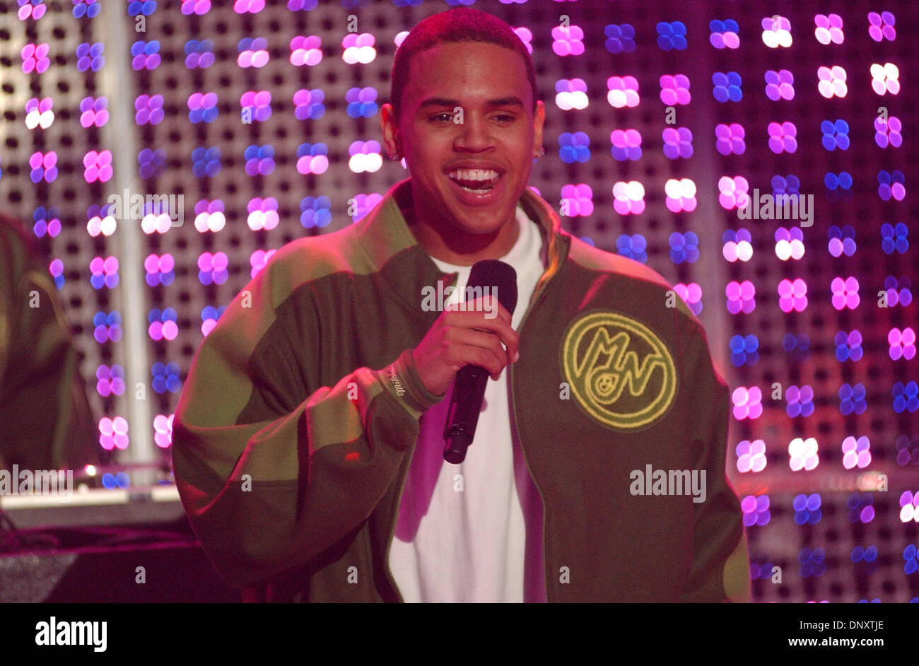Chris brown new years 2005 hi-res stock photography and images - Alamy