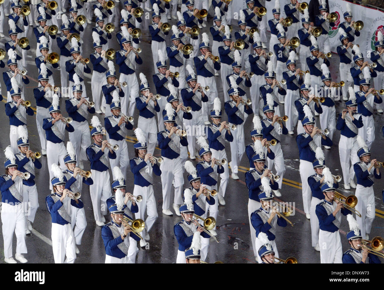 Jan 02, 2006; Pasadena, CA, USA; The Allen High School's 'Eagle ...