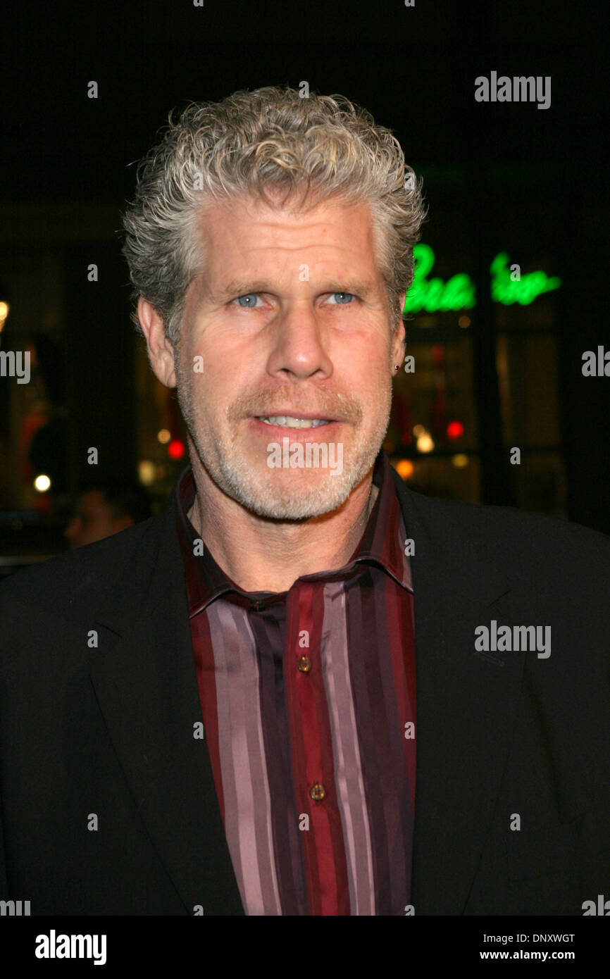 Jan 04, 2006; Hollywood, CA, USA; Actor RON PERLMAN at the premiere of ...