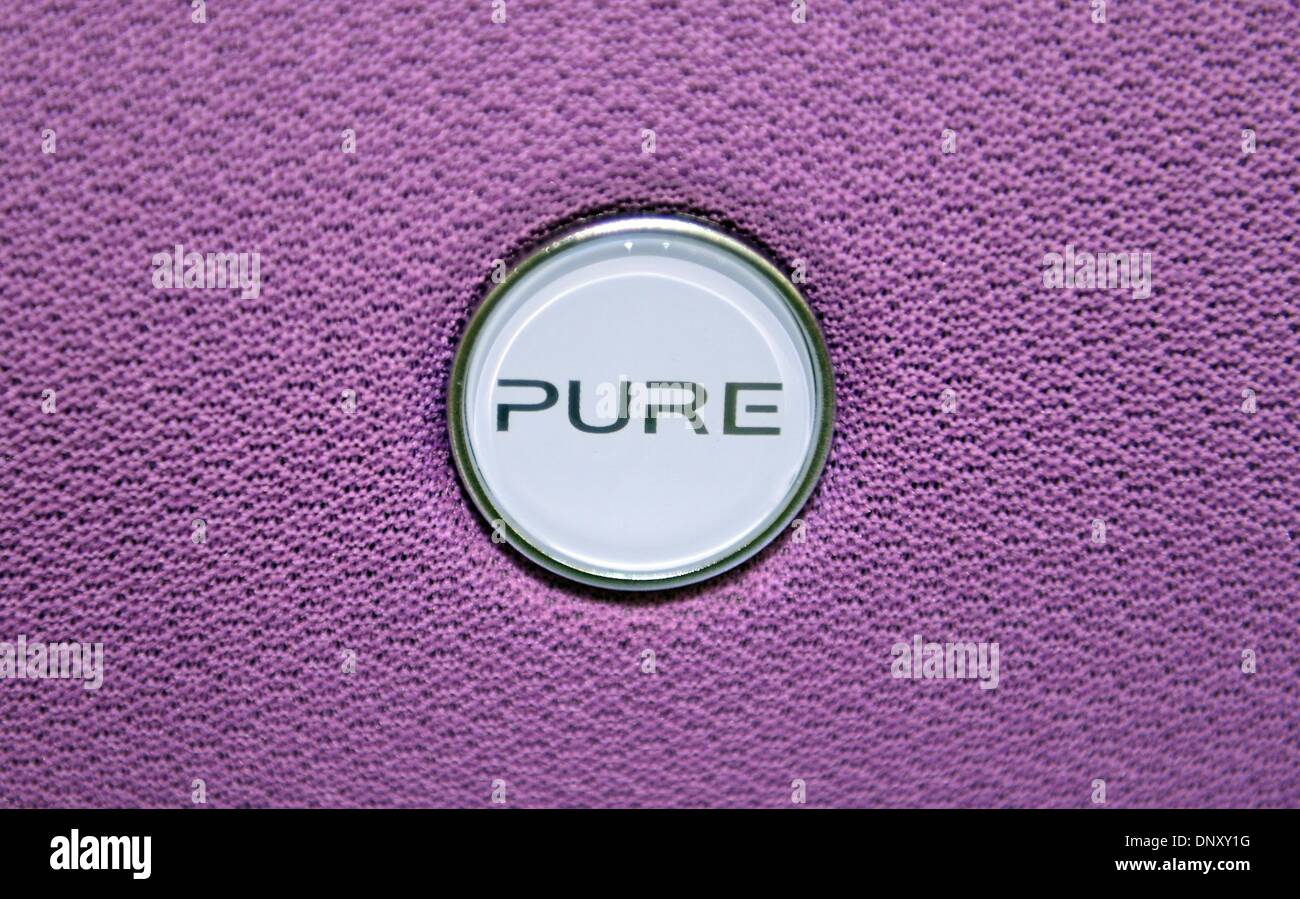 Las Vegas, USA. 05th Jan, 2014. The logo of company Pure is pictured at ...