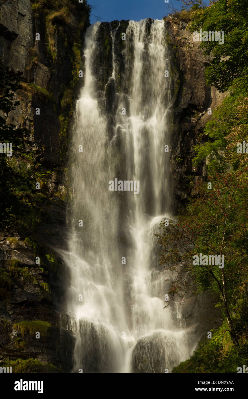 Pistyll Rhaeadr Waterfall – High waterfall in wales, United Kingdom ...