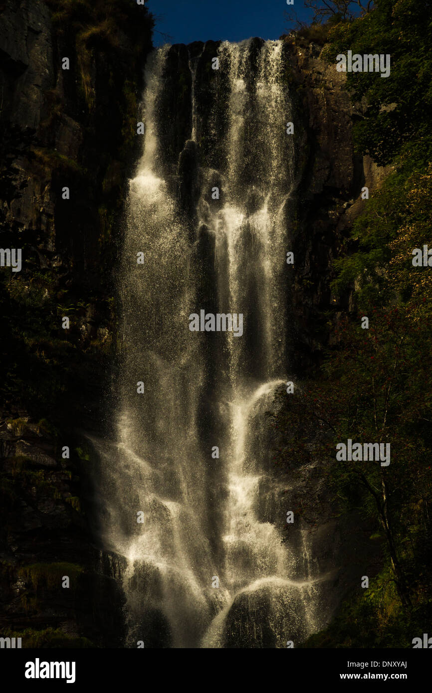 Pistyll Rhaeadr Waterfall – High waterfall in wales, United Kingdom ...