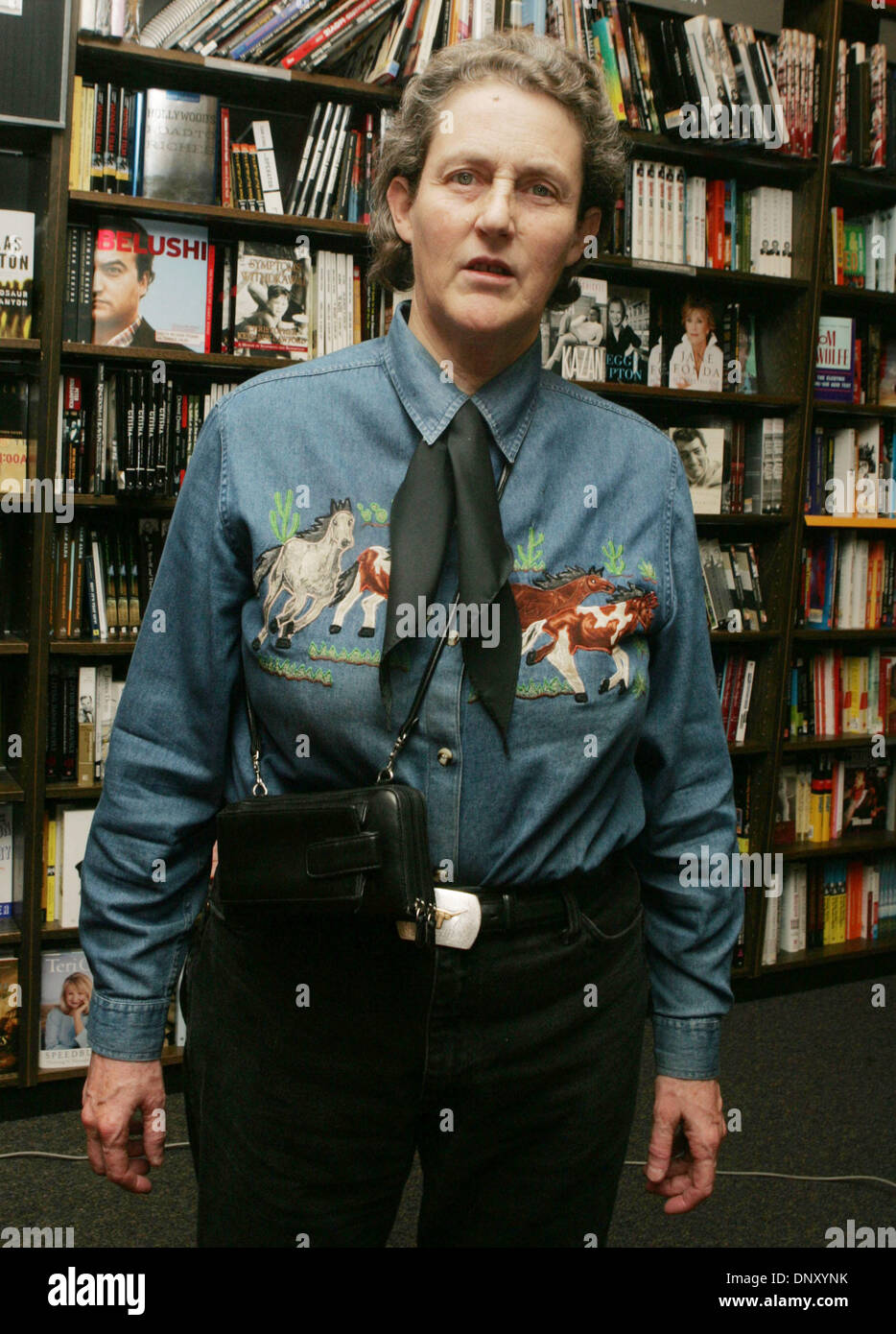 Jan 09, 2006; New York, NY, USA; Acclaimed autistic animal scientist ...