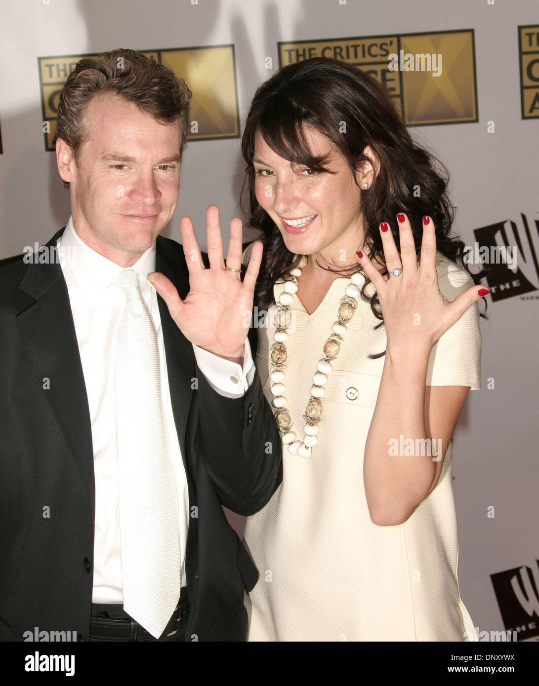 Jan 09, 2006; Los Angeles, CA, USA; Actor TATE DONOVAN and CORRINE at ...
