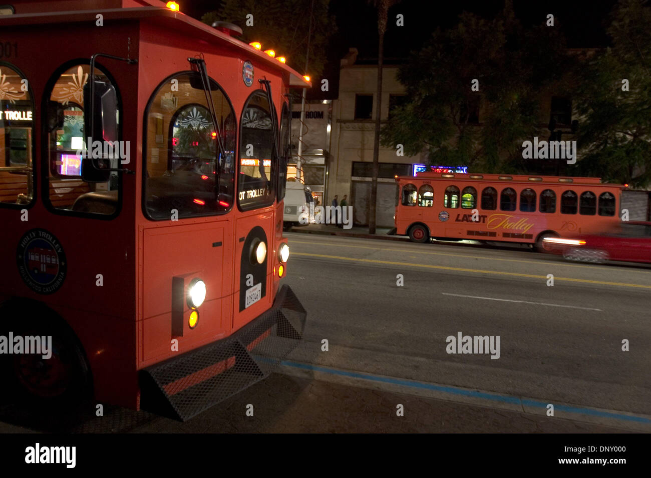 Jan 09, 2006; Los Angeles, CA, USA; The New LADOT Holly Trolley will ...
