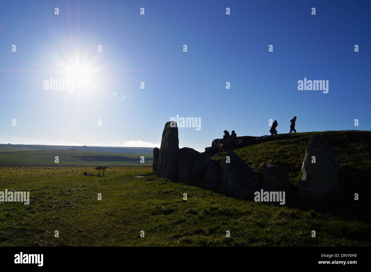 West Kennet Long Barrow, Avebury, Wiltshire, England Stock Photo - Alamy