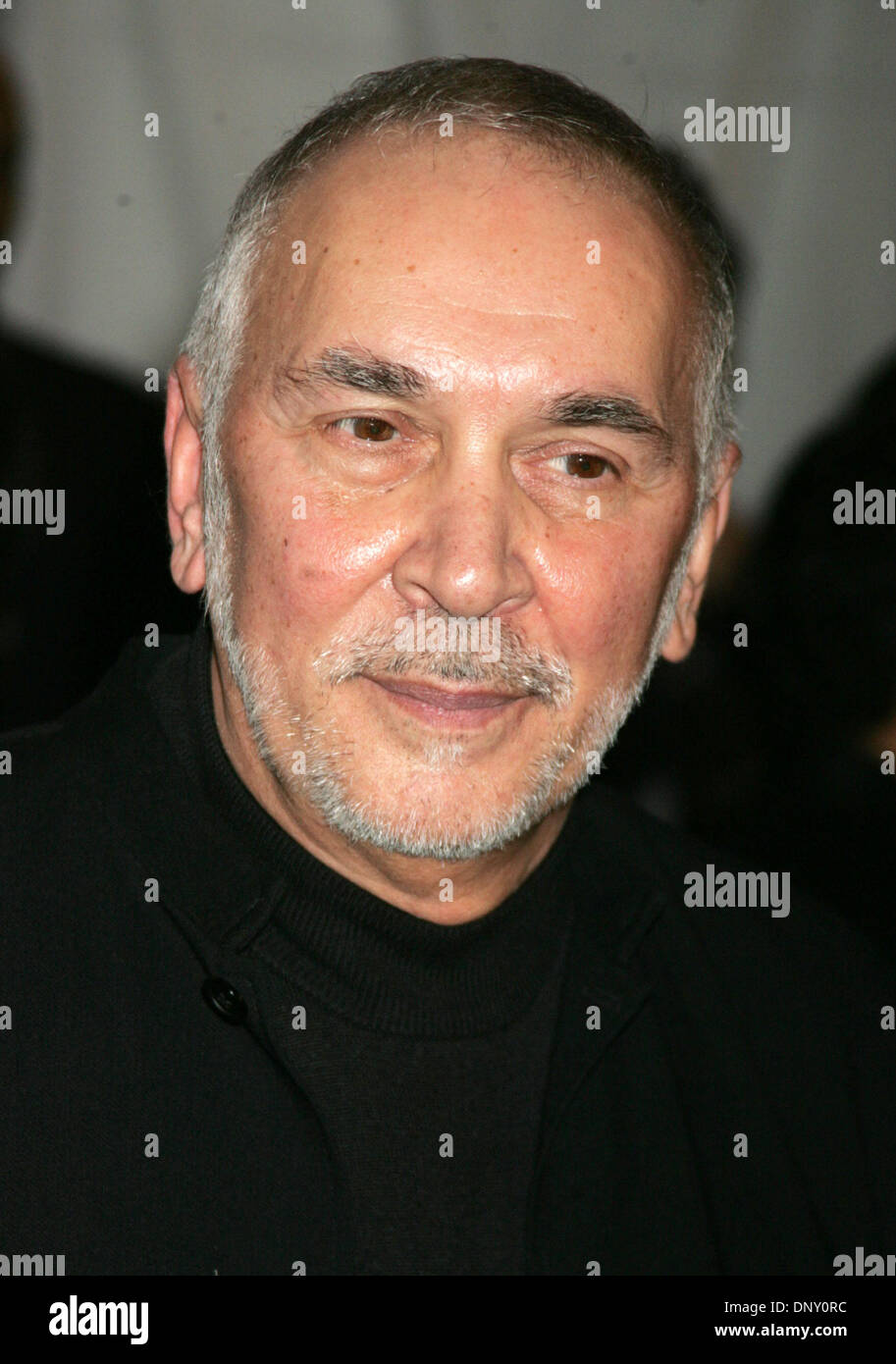 Jan 10, 2006; New York, NY, USA; Actor FRANK LANGELLA at the arrivals ...