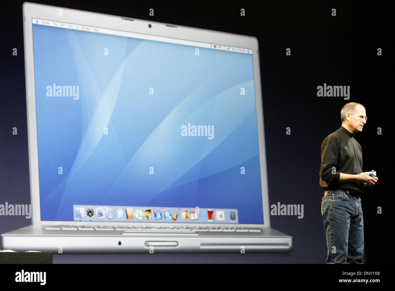 Jan 10, 2006; San Francisco, CA, USA; With his now traditional keynote ...