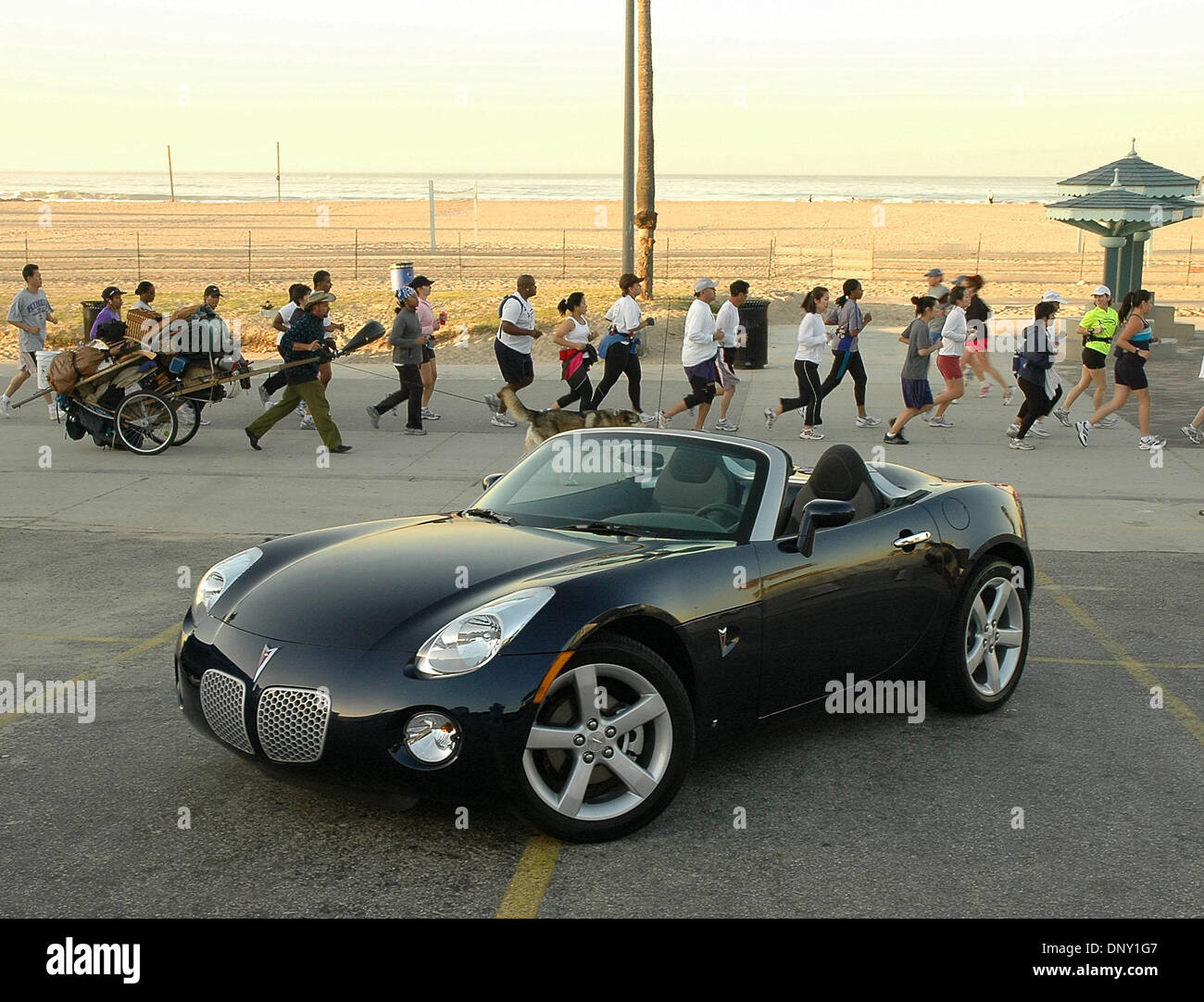 Jan 11, 2006; Los Angeles, CA, USA; The Pontiac Solstice Roadster 2006 ...