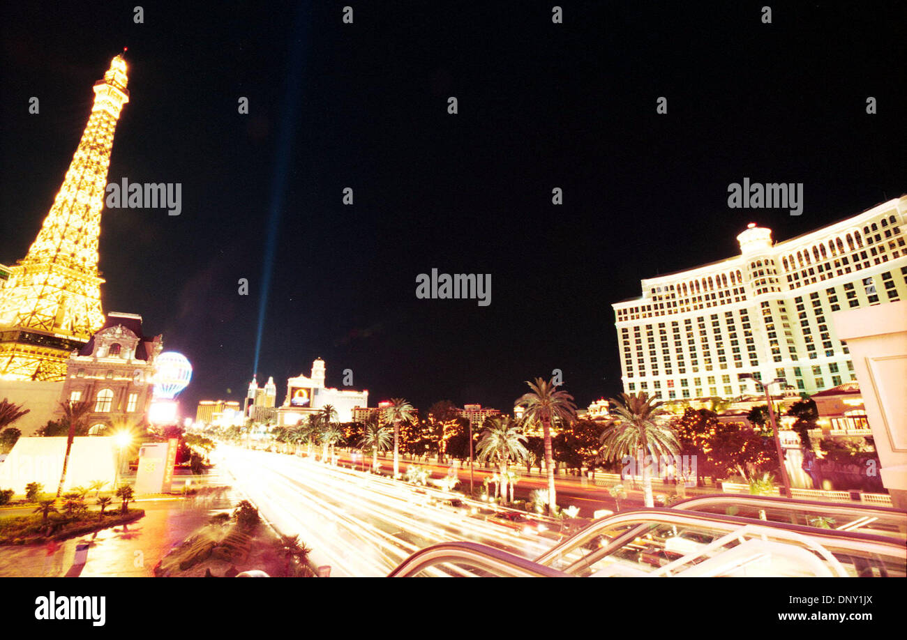 Jan 11, 2006; Las Vegas, NV, USA; Cars travel on the Las Vegas Strip ...
